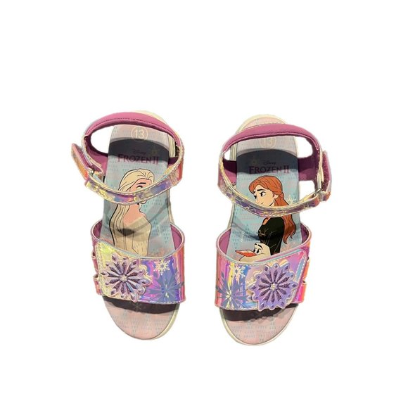 Disney | Shoes | Disney Frozen Elsa Anna Girls Sandal Shoes Size 3 ...